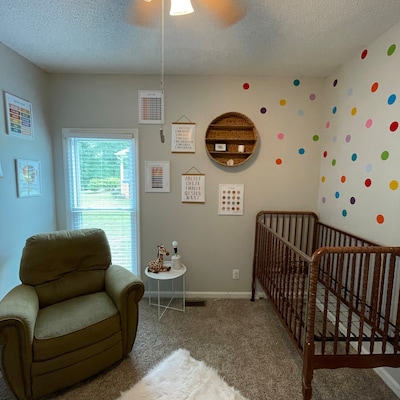 Rainbow Nursery Art, Set of 13 Prints, Printable Wall Art, Rainbow ...