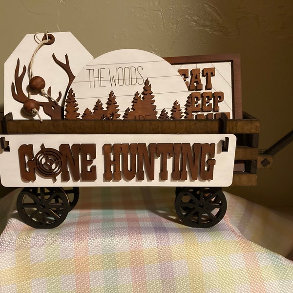 Hunting Tiered Tray Inserts - Deer, Wagon, Crate (digital File Only) - Etsy