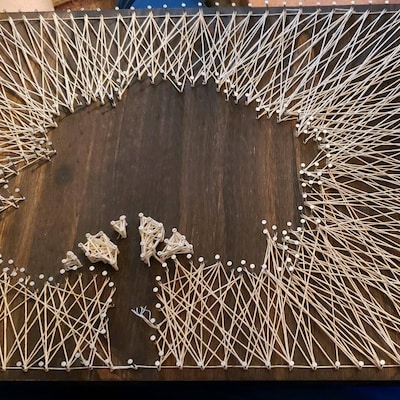 Oak Tree String Art Kit DIY Kit Includes All Supplies Crafts Kit for ...