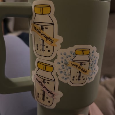 Pumping Milestones Sticker Breastfeeding Milestone Nursing Mama ...