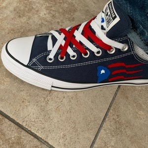 Puerto Rico Shoe Custom Converse - Etsy