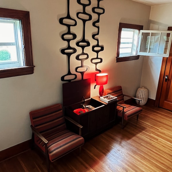 Retro 70s Decor, 3D Wall Panels, Mid-century Modern, 70s Vintage Look ...