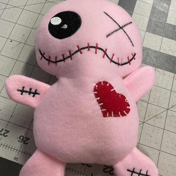 Patchwork Voodoo Doll ITH Embroidery Machine Pattern - Etsy