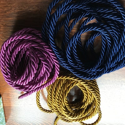 3mm Rayon Cord Twisted Cord Trim for Upholstery Cord Soutache - Etsy