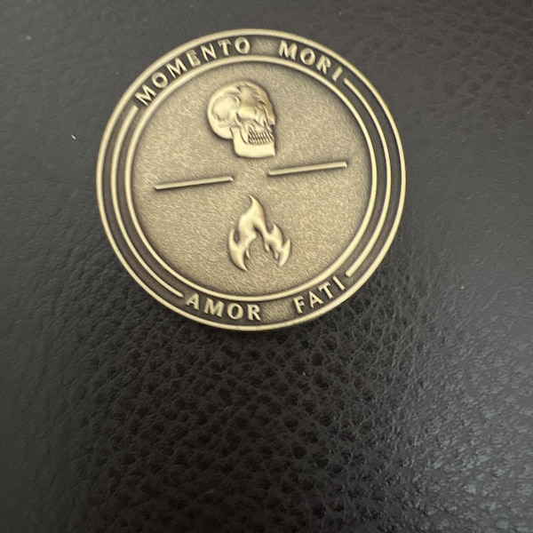 Stoic Necklace: the Cardinal Virtues, Memento Mori and Amor Fati - Etsy