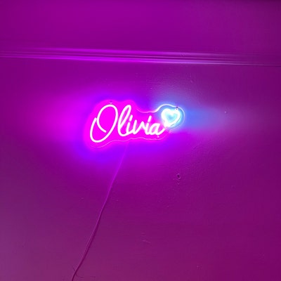 Neon Name Sign Custom Wall Decor, Neon Sign Light Teenage Boy Gifts ...