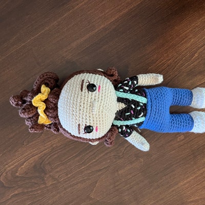 Crochet Doll Amigurumi Pattern Eleven, PDF Pattern, English, Spanish ...