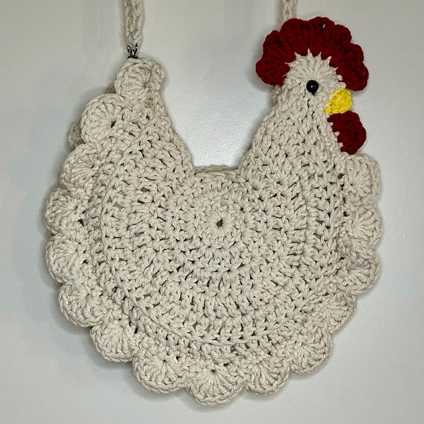 Crochet Chicken Bag Pattern Only U.S Terms - Etsy