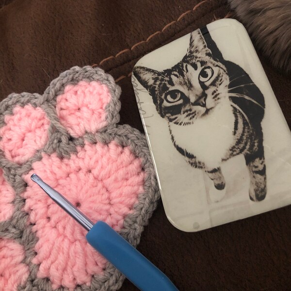 Cat Knitting Notions Tin, LARGE Card Case (026) - Etsy