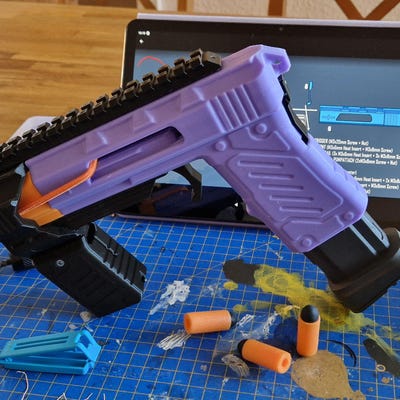 3D Printable Nerf Rival Pilot Mod Kit for Shells Digital STL Files Only ...