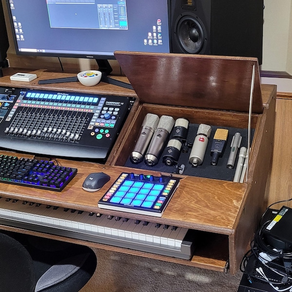 Trinity Desk Designs 3 Bay Hybrid Daw Desk - Etsy