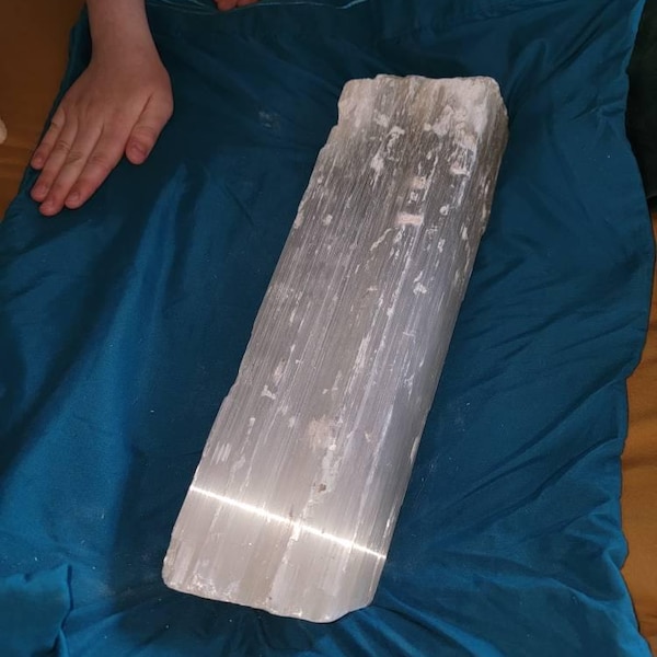 MASSIVE Natural Selenite Logs, Raw Selenite Crystal Display Specimens ...