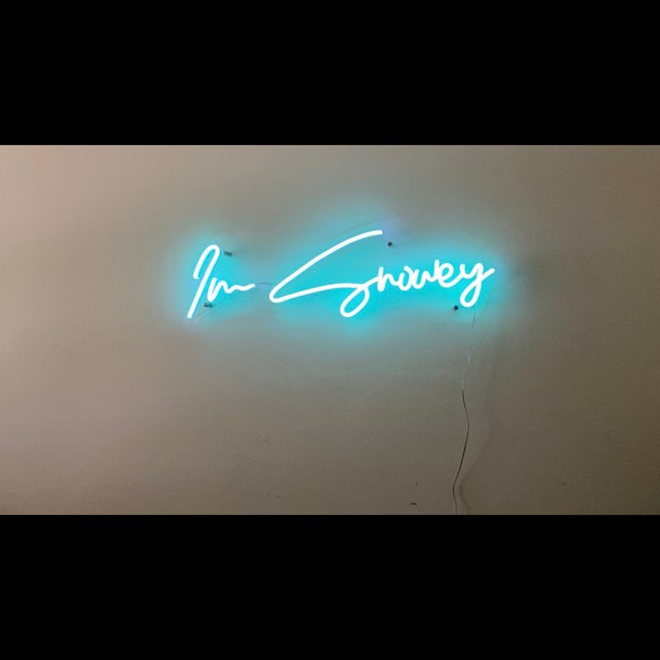 Custom Neon Sign Kids Name Family Name Custom Flex Led Neon Light Baby ...