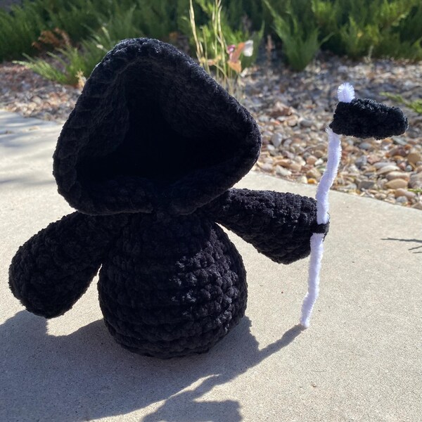Grim Reaper Crochet Pattern, Halloween Crochet, Ghost Crochet Pattern ...