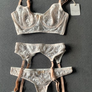 Blue Lace Lingerie Set, Navy Blue Lingerie, Sexy Lingerie, Lace ...