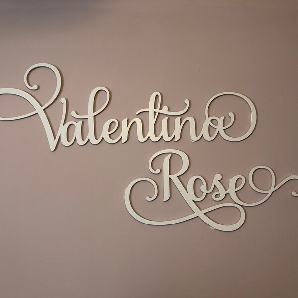 Custom Word Cutout Sign - Baby Shower Decor - Wedding Decor - Laser Cut ...