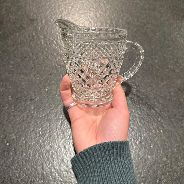 Small Pitchers - CHOOSE ONE - Glass Pitchers CREAMERS Vintage Creamers ...