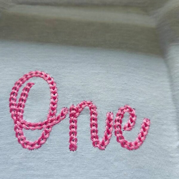 Bold Chain Stitch FONT Dense Chain Machine Embroidery Designs in ...