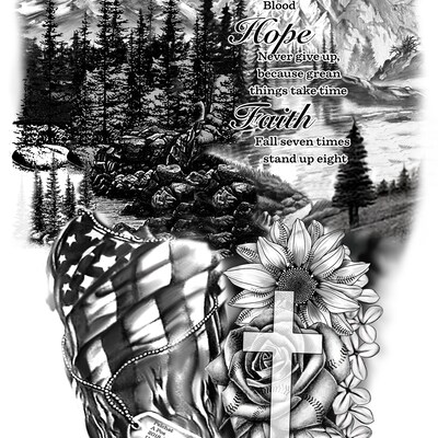 Custom Tattoo Design, Custom Back Tattoo, Personalized Tattoo Drawing ...