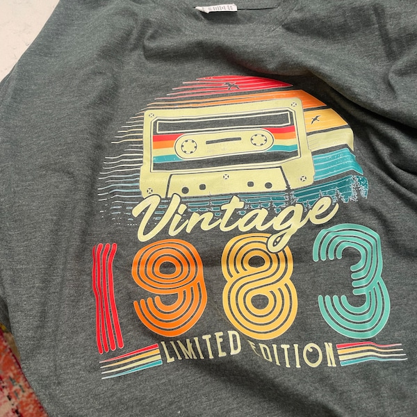 1983 Vintage Shirt, 1983 Birthday Shirt, 42nd Birthday Gift,42nd ...