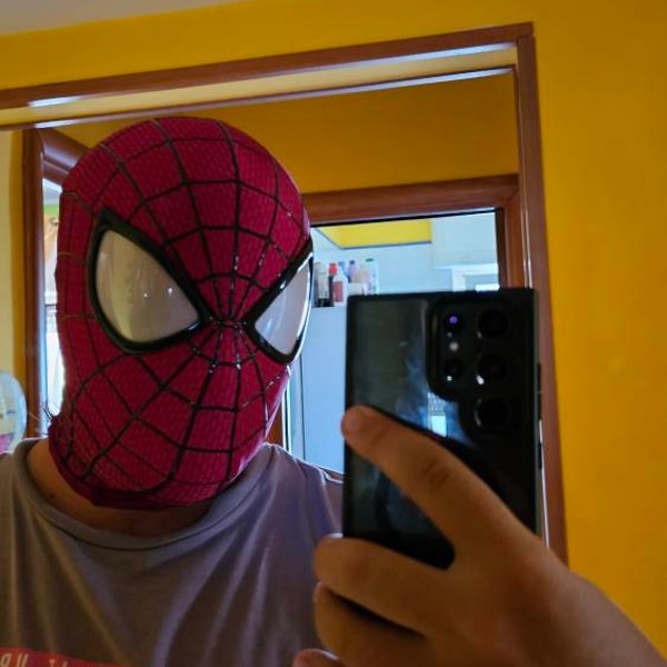 Customized Amazing Spiderman Mask,amazing Spiderman 2 Cosplay Mask With ...