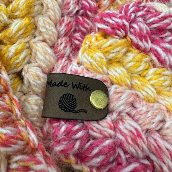 Colour Large Blanket Tag, Label for Blanket, Wedding Gift, Couple Name ...