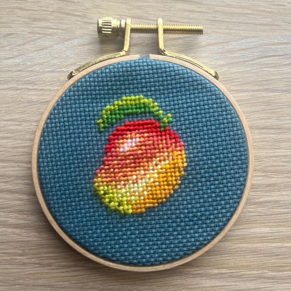 Mango Cross Stitch Pattern PDF - Mango + Tiny Mango Embroidery ...