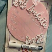 Name Initial Bag Tag, Keychain, Personalised Name Keyring, Acrylic - Etsy