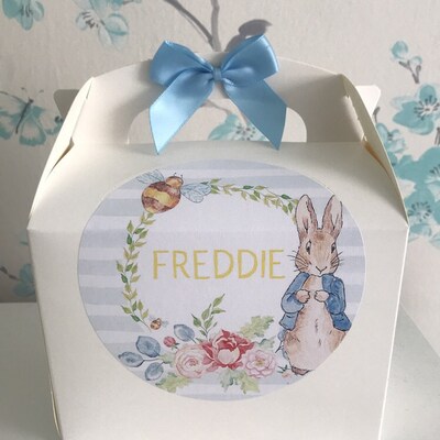 Personalised Activity Gift Box PETER RABBIT Childrens First Birthday ...