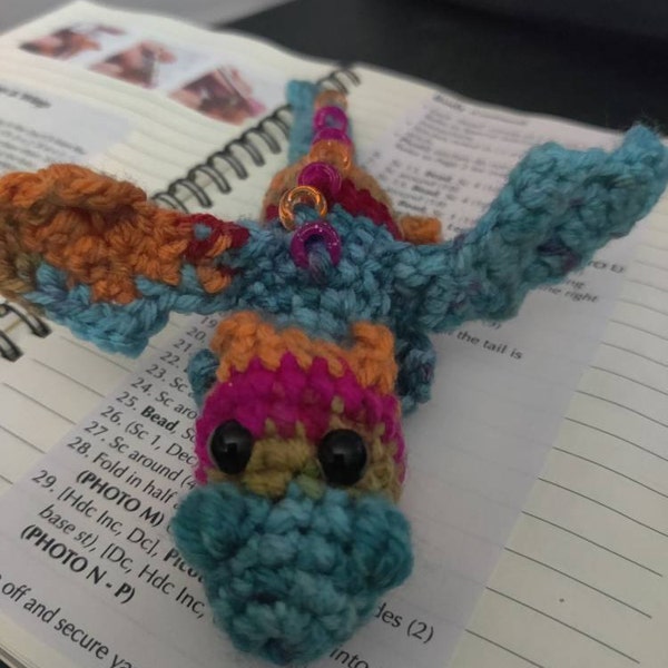 Beaded Fidget Dragon Crochet Pattern: Beginner Friendly, No Sew ...