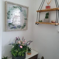 Rustic Rope Shelving - Etsy UK