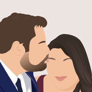 Custom Textured Family Illustration Personalised Gift - Etsy