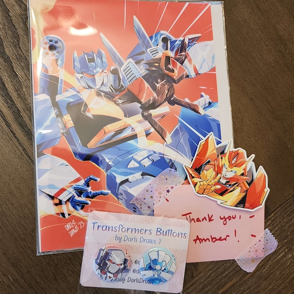 Soundwave & Laserbeak | Transformers Skybound Print - Etsy