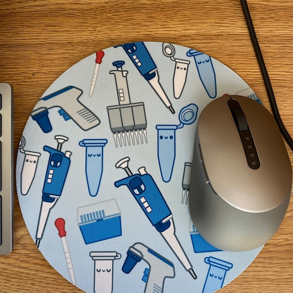 Pipettes Mousepad, Desk Office Decor, Lab Scientist, Lab Gift ...