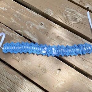 Crochet Bridal Garter Pattern DIGITAL PDF DOWNLOAD Vintage Style Lace ...