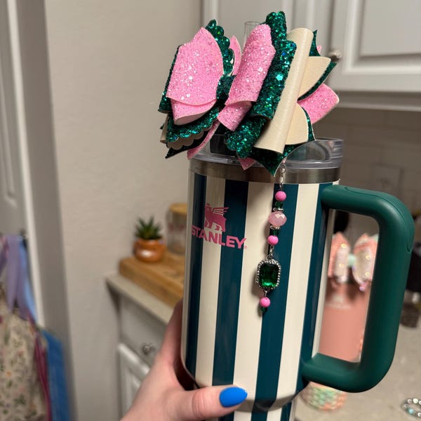 Almond Rose Bracelet Stack for Stanley Tumbler - Neutral Colors - Etsy