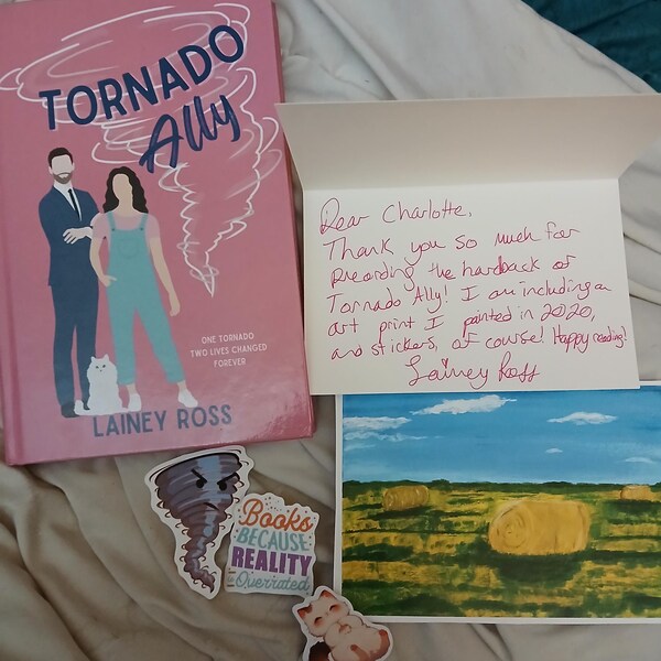 Preorder Sprayed Edge Edition * Signed Copy of Tornado Ally Small Town Romance Romantic Comedy ...