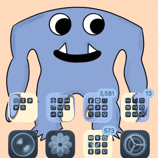 Roblox-inspired Rainbow Friends Characters PNG Digital Download: Ideal ...