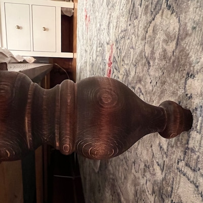 Turned Table Legs, Set of 4, Table Legs Wood, Dining Table Legs, Mid ...