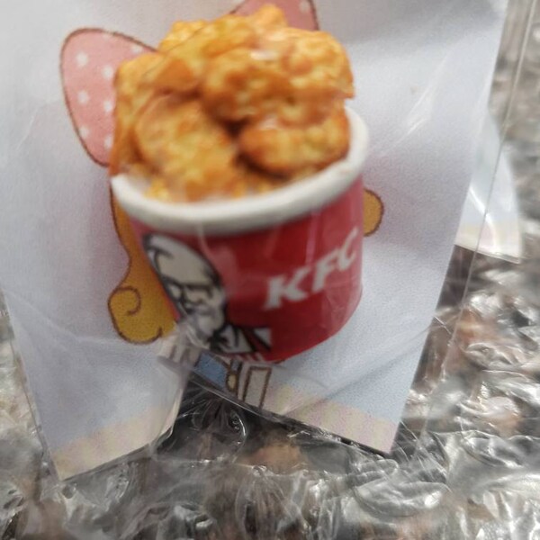 Miniature Fried Chicken in the Bucket,miniature Chicken,miniature Food ...