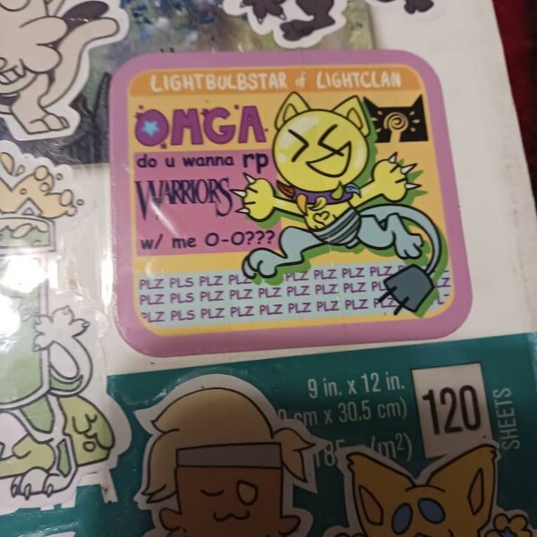 Inanimate Insanity Lightbulb Fan Made Warriors RP Sticker | 2000s ...