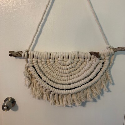 Macrame Semi-circle Tutorial / Wall Hanging Pattern - Etsy