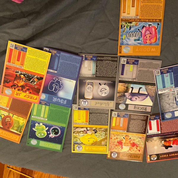 BFDI and Inanimate Insanity Plush Trading Cards 2023 Experience 2024 ...