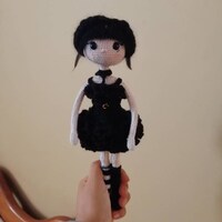 Wednesday Addams Party Dress Body Pattern Pdf TUTORİAL ENGLİSH & SPA ...