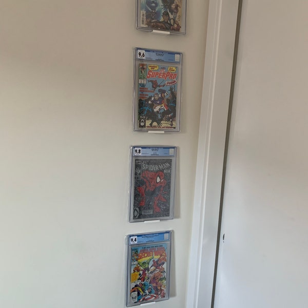 Comic Book Wall Mount Display Shelf - Etsy