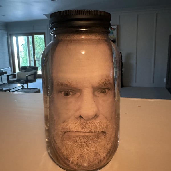 Halloween Decoration YOUR FACE in Jar, Scary Halloween Décor, Halloween ...