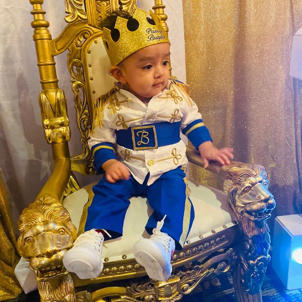 Baby Boy Prince Charming Outfit | 1st Birthday, Cake Smash - Etsy
