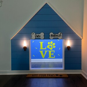 Paw Wall Decal, Dog Paw Wall Decal, Paw Print Decal, Paws Wall Stickers ...