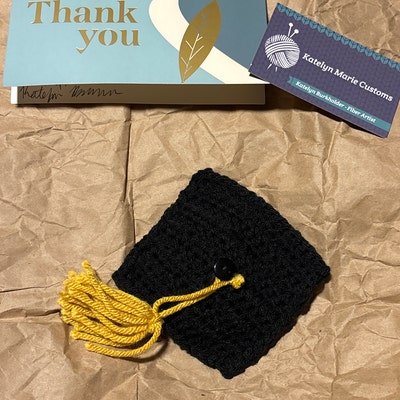 Crochet Mini Graduation Cap Accessory OCTOPUS NOT INCLUDED, More Color ...