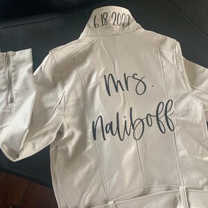 Custom White Denim Jacket Bride White Denim Custom Jean - Etsy